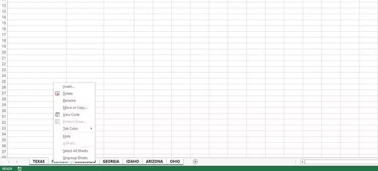 Kif Tiggruppa u Tneħħi Spreadsheets f'Excel 21724_4