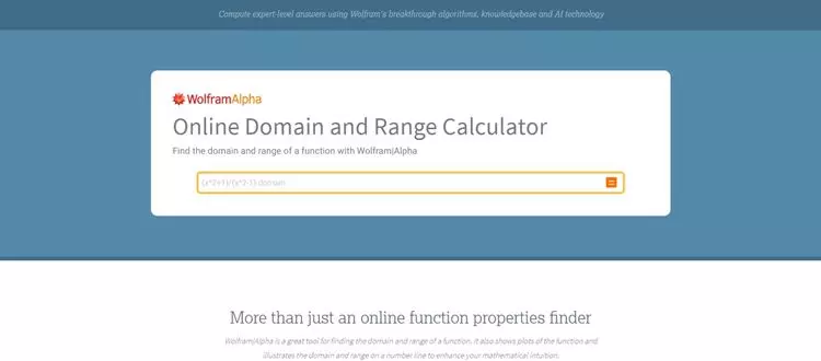 Unsaon Pagpangita sa Domain ug Sakup sa usa ka Function Uban Niining mga Online Calculators 21848_2