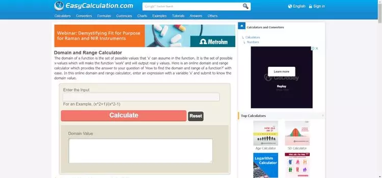 આ ઓનલાઈન કેલ્ક્યુલેટર વડે કાર્યનું ડોમેન અને શ્રેણી કેવી રીતે શોધવી 21848_3