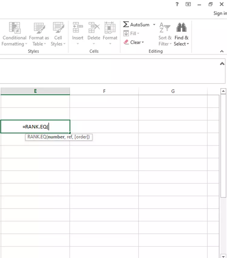 Cómo usar la función Rank y SUMPRODUCT en Excel con COUNTIF 21851_2