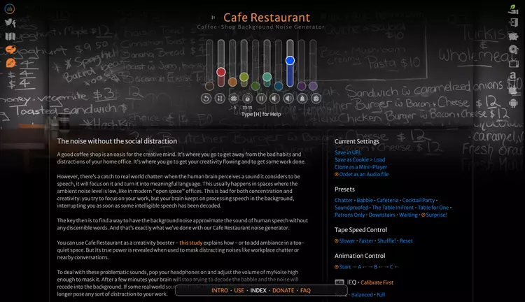 6 nettsteder med Ambient Coffee Shop-lyder som hjelper deg å holde deg produktiv 21889_6