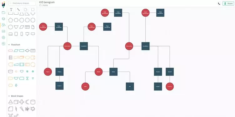 10 Pembuat Genogram Terbaik untuk Menjejaki Sejarah Keluarga Anda 22098_6