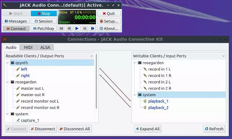 Fa'aaogāina o le Linux DAW fa'atasi ma le USB-Connected MIDI Keyboard 22115_5