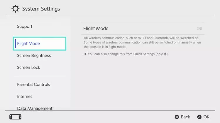 របៀបកំណត់ Nintendo Switch ទៅជា Airplane Mode 22136_2