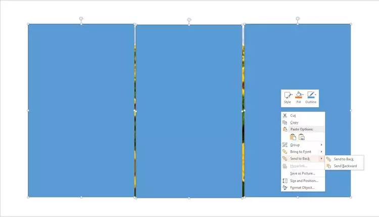 எப்படி PowerPoint இல் 3D ஸ்பிளிட் போட்டோ எஃபெக்டை உருவாக்குவது 22151_8