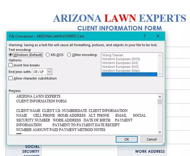 Como importar datos de formularios de Microsoft Word a unha folla de cálculo de Excel 22158_10