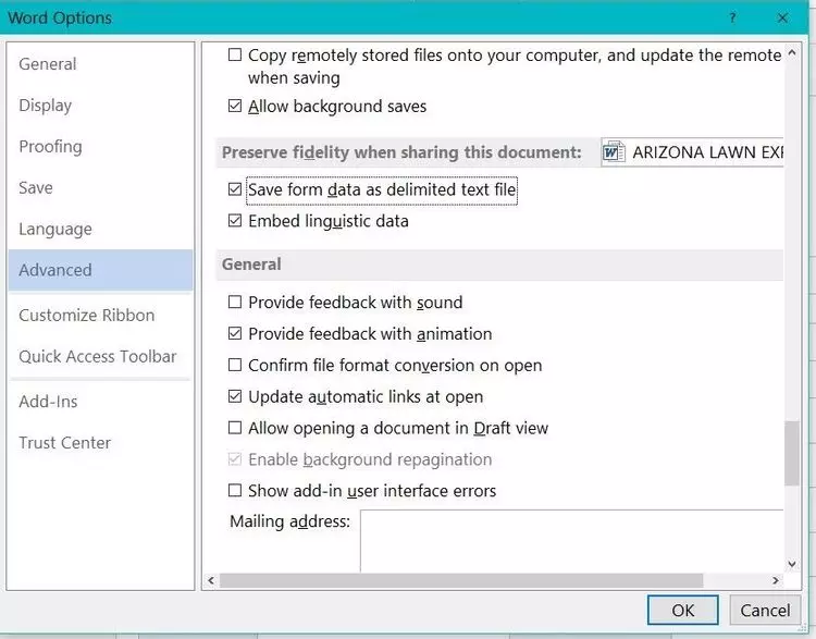 Como importar datos de formularios de Microsoft Word a unha folla de cálculo de Excel 22158_8