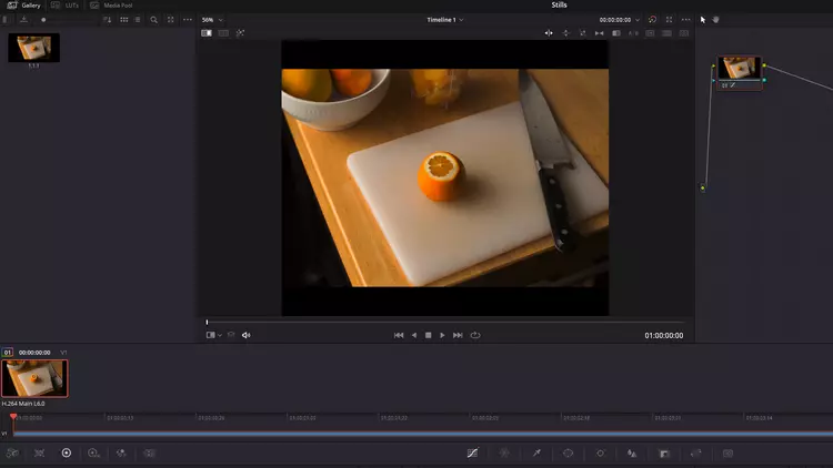 Paano Makipagtulungan sa Stills sa DaVinci Resolve 22190_7