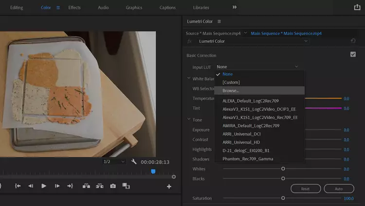 LUT ከ Adobe Premiere እንዴት ወደ ውጭ መላክ እንደሚቻል 22195_4