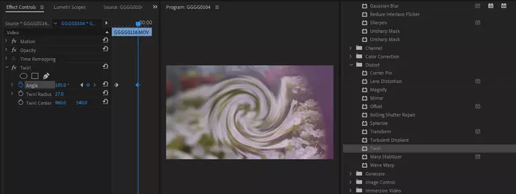 Adobe Premiere Pro'da Efektler Nasıl Kullanılır 22213_10