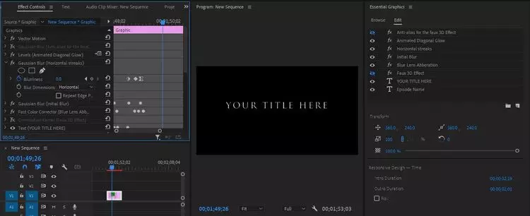 Premiere Pro 中的基本圖形面板是什麼以及它是如何工作的？ 22228_7