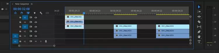 Com fer pedaços d'origen i orientar pistes a Adobe Premiere com un professional 22229_12