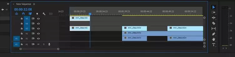 Com fer pedaços d'origen i orientar pistes a Adobe Premiere com un professional 22229_14