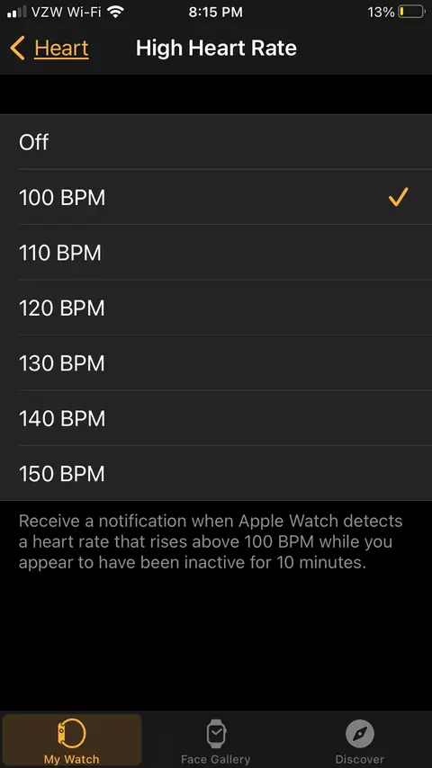 Wéi benotzt Dir d'Built-in Heart Rate App op Ärem Apple Watch 22251_3