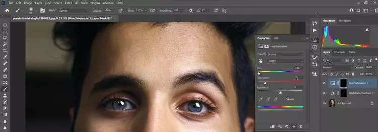 Photoshop ашиглан нүдийг хэрхэн сайжруулах вэ 22322_37