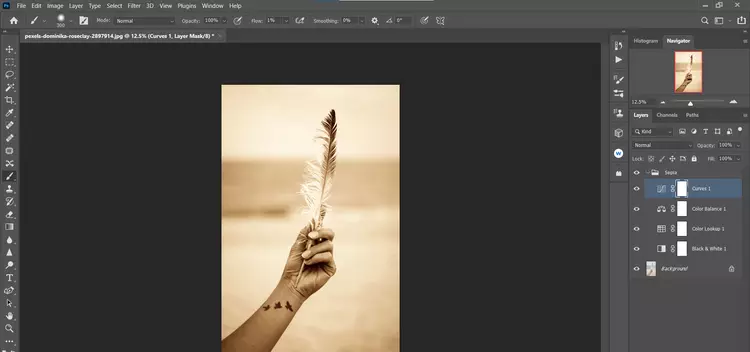 如何在 Photoshop 中創建自定義棕褐色效果 22326_38