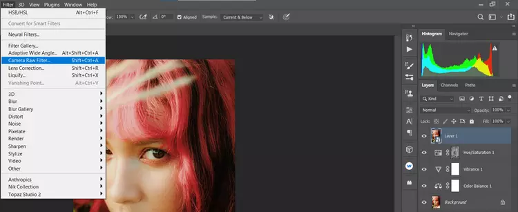 Com utilitzar Adobe Camera Raw com a objecte intel·ligent a Photoshop 22336_12