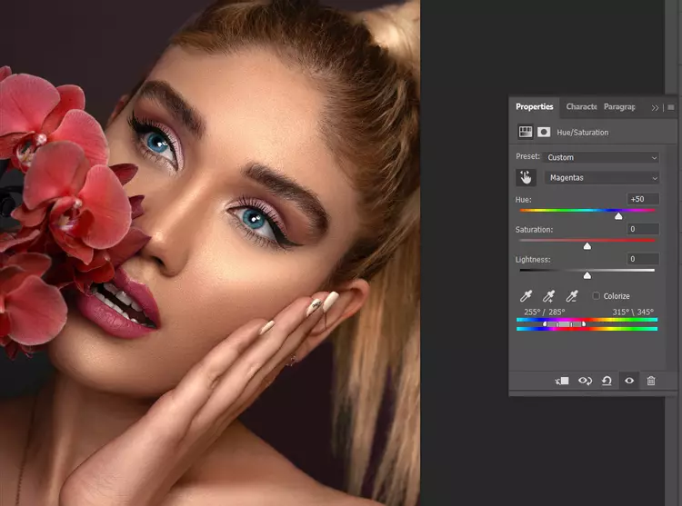 ફોટોશોપમાં હ્યુ/સેચ્યુરેશન એડજસ્ટમેન્ટનો સર્જનાત્મક રીતે ઉપયોગ કેવી રીતે કરવો 22338_20
