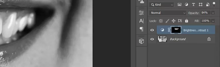 Como branquear os dentes en Photoshop: 3 métodos sinxelos 22340_24