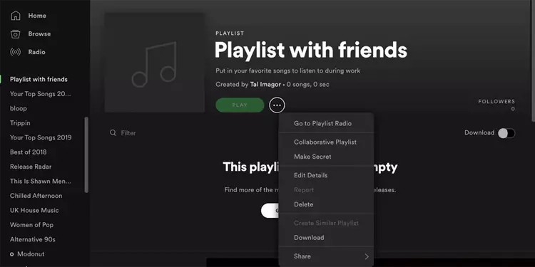 Ako vytvoriť spoločný zoznam skladieb na Spotify 22393_3