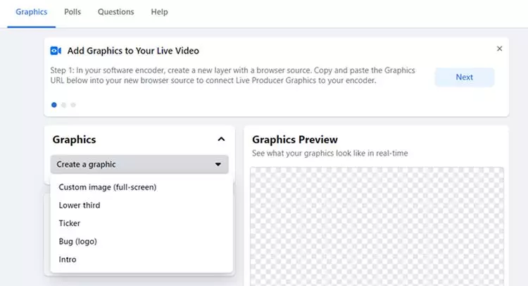ಫೇಸ್ಬುಕ್ ಲೈವ್ಗೆ ಆಕರ್ಷಕ ಗ್ರಾಫಿಕ್ಸ್ ಅನ್ನು ಹೇಗೆ ರಚಿಸುವುದು ಮತ್ತು ಸೇರಿಸುವುದು 22429_7
