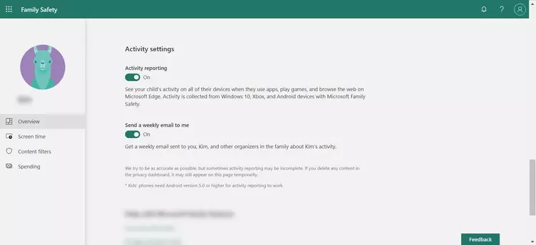 Farzandingizni Microsoft Family Safety yordamida onlayn tarzda qanday himoya qilish mumkin 2243_8