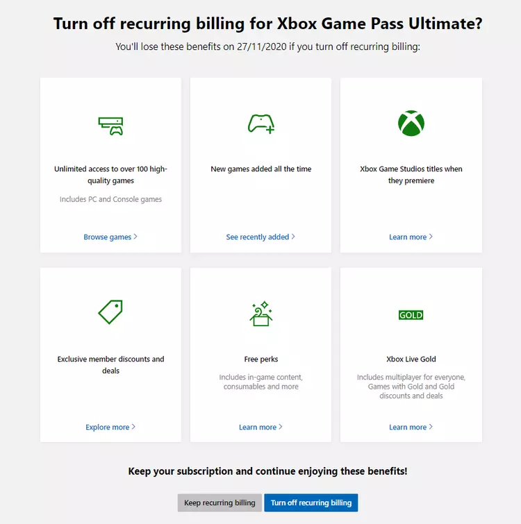 Xbox Game Pass Aboneliğinizi Nasıl İptal Edebilirsiniz? 22540_3