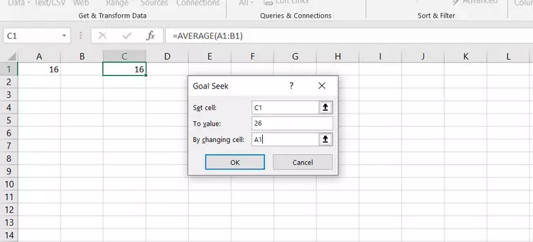 Hoe om doelsoektog in Microsoft Excel te gebruik vir wat-as-scenario's 22574_2