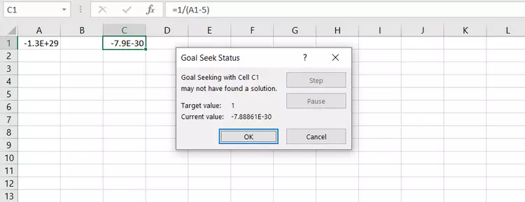 Kuidas kasutada eesmärgiotsingut Microsoft Excelis mis-kui-stsenaariumide jaoks 22574_4