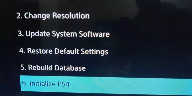 PS4 ને ફેક્ટરી રીસેટ કેવી રીતે કરવું 22608_4