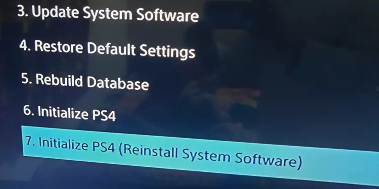PS4-ийг үйлдвэрийн тохиргоонд хэрхэн тохируулах вэ 22608_5