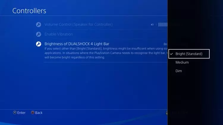 Så här justerar du ljusstyrkan på DualShock och DualSense Light Bar 22618_2