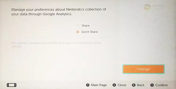 NintendoSwitchのeショップデータの共有を停止する方法 22698_4