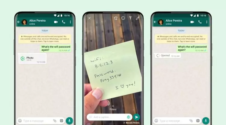 Jak wysyłać zdjęcia i filmy „Obejrzyj raz” na WhatsApp? 22847_2