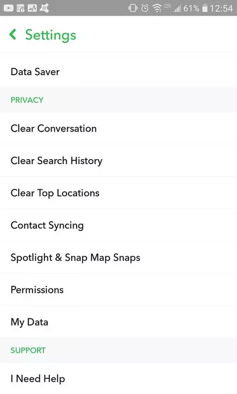 Setările de confidențialitate Snapchat pe care trebuie să le modificați pentru a vă securiza contul 22958_6