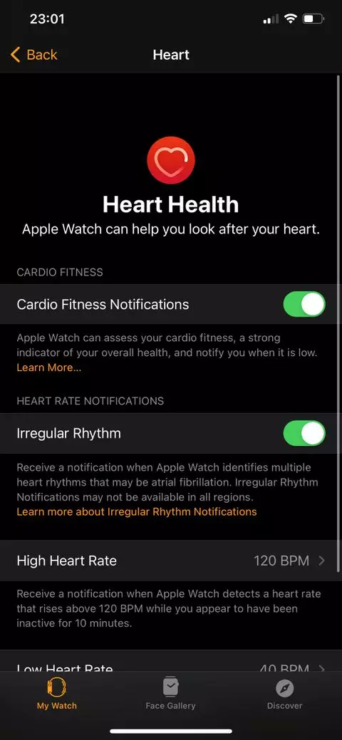 10 Apple Watch Health ati Awọn ẹya Amọdaju ti O yẹ ki o Lo 2317_4