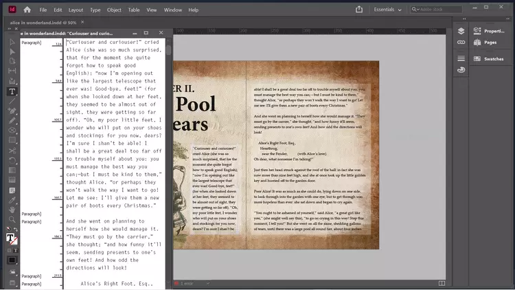Adobe InDesign Story Editor ကိုအသုံးပြုနည်း 23241_2