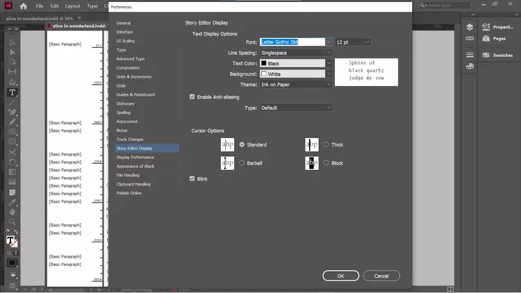 Comment utiliser l'éditeur d'histoire Adobe InDesign 23241_5