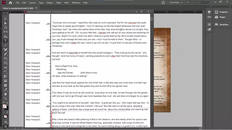 Як выкарыстоўваць Adobe InDesign Story Editor 23241_7