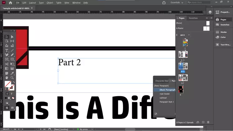 Kumaha Tambahkeun Nomer dina Adobe InDesign 23252_21