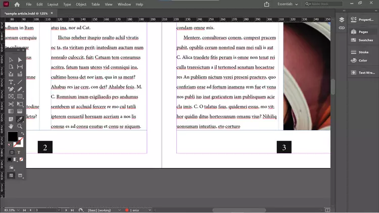 Kumaha Tambahkeun Nomer dina Adobe InDesign 23252_9