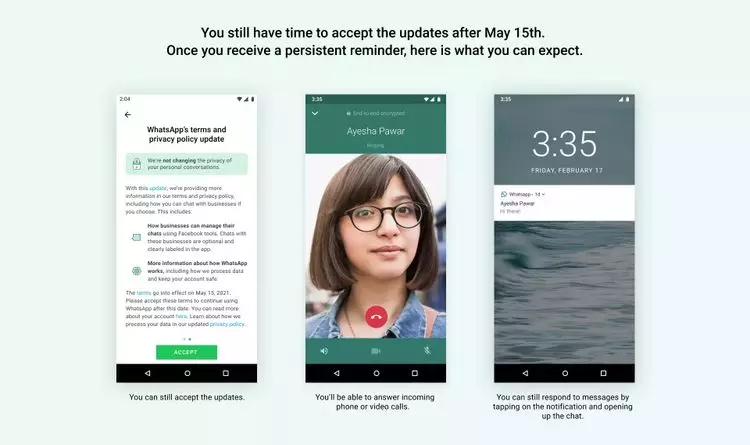 WhatsApp shpjegon se çfarë do të ndodhë nëse refuzoni politikën e re të privatësisë 23326_2