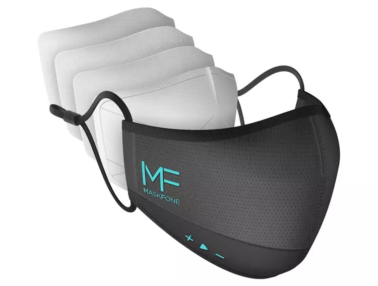 MaskFone သည် Built-in နားကြပ်များဖြင့် N95 မျက်နှာဖုံးတစ်ခုဖြစ်သည်။ 23356_2