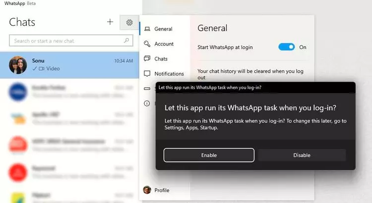 Wéi installéiere a probéiert d'WhatsApp Native App fir Windows 10 an 11 234_12