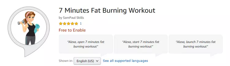 ජිම් එක අමතක කරන්න! 10 Alexa Skills to Exercise and get fit at home 23712_3