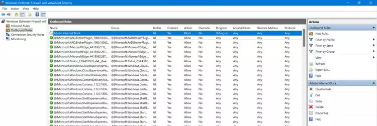 Nola blokeatu aplikazioak Internetera sartzea Windows 11n 2373_5