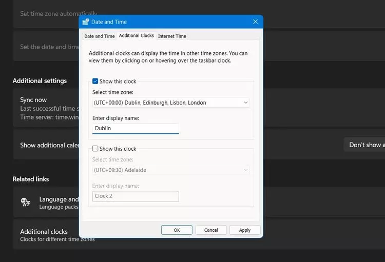 Comment ajouter plusieurs horloges à Windows 11 2377_3