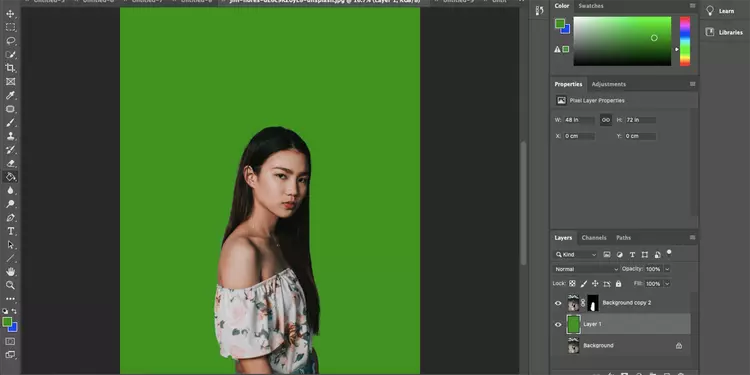 Cómo cambiar el color de fondo en Photoshop: 3 formas diferentes 24279_12