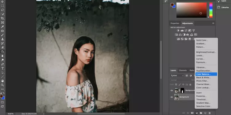 Cómo cambiar el color de fondo en Photoshop: 3 formas diferentes 24279_13