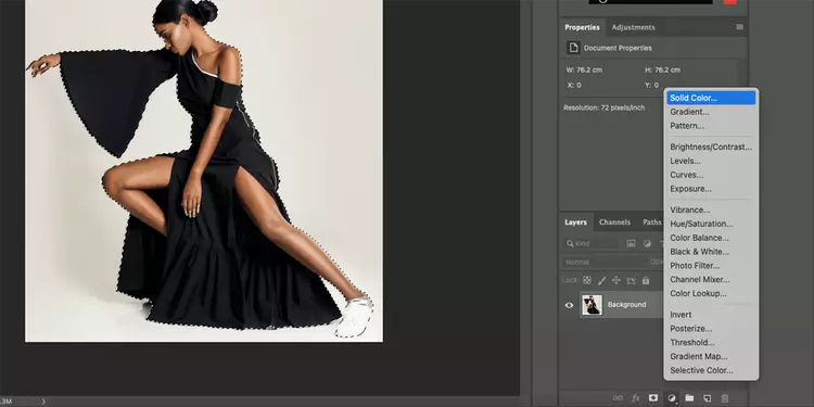 Kako promijeniti boju pozadine u Photoshopu: 3 različita načina 24279_5